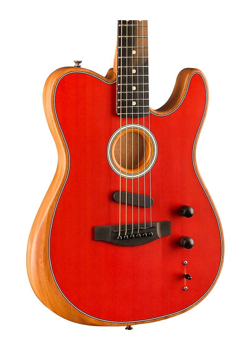 Fender Acoustasonic Telecaster Acoustic-Electric Guitar SG/DR - Music ...