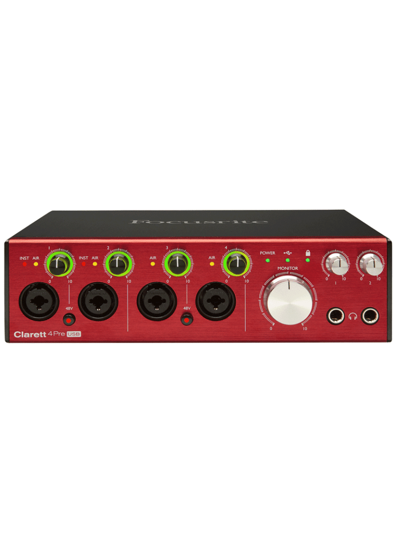 Focusrite Clarett+ 4Pre USB Audio Interface - Music Head Store