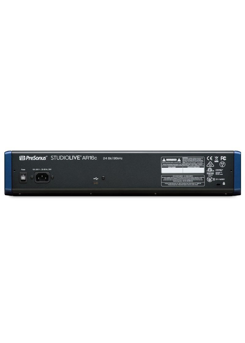 Presonus StudioLive AR16C Interfaz - Mezclador analógico 16 canales USB ...